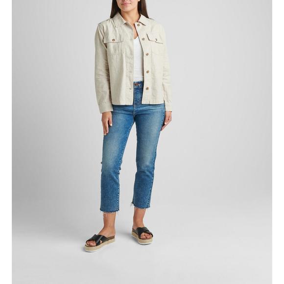 Jag Jeans | Jackets & Coats | New Jag Shaylie Shirt Jacket In Oatmeal ...